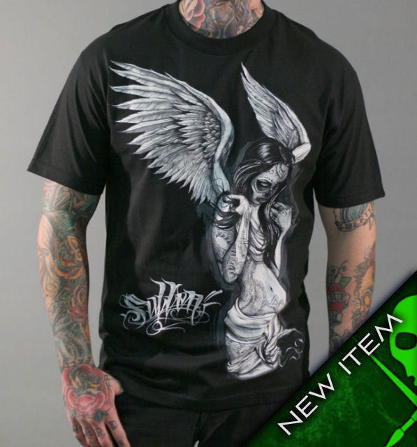 tričko pánské SULLEN - Fallen Angel - SCM0142_BK - Metalshop.cz